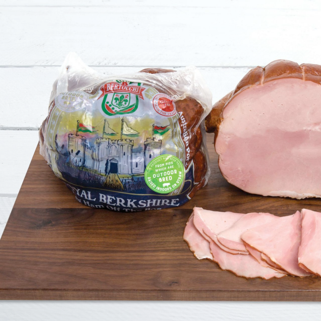 Bertocchi Ham Royal Berkshire Outdoor Bred RW (aprox.4kg) - Foodbrands
